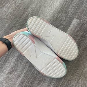 Puma | Shoes | Puma Light Pink Teal Sneakers | Poshmark